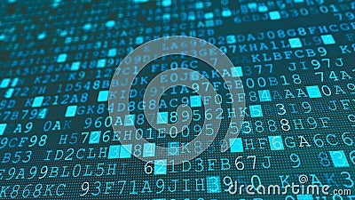 Digital Machine Code Binary Symbols, Computer Internal Numbers ...