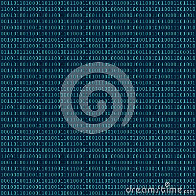 Digital Matrix, Bits Pattern, Ones And Zeros - Abstract Modern 3D ...