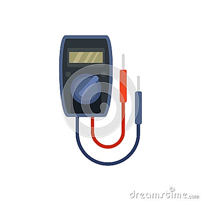 Digital Multimeter Icon Flat Isolated Vector | CartoonDealer.com #225928730