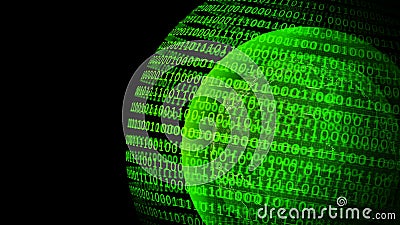 Digital Planet Earth Loopable Animation Stock Footage - Video of connectivity, information ...