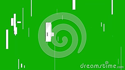 Digital Rectangle Shapes Motion Graphics with Green Screen Background ...