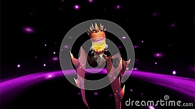 Digital Rendering Cartoon Fantasy Monster Treant Motion Background with ...