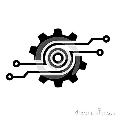 Digital Tech Icon Vector Set. Technologies Illustration Sign Collecion ...