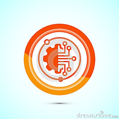 Digital Transformation Icon. Digitalization Sign Suitable For Mobile ...