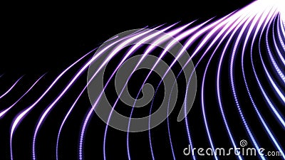 Digital Wave Particles Flow Abstract Motion Particle Landscape ...