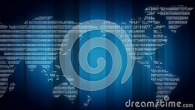 Digital World Networks of People Color Stock Footage - Video of digital ...