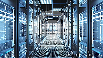 Digitalization of Information Flow Moving through Rack Servers in Data ...