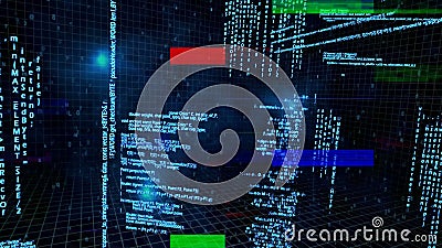 Digitally Generated Animation of Binary Codes with Sizzling Coloured ...