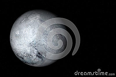 Dwarf Planet Eris - Solar System Royalty-Free Stock Photo ...