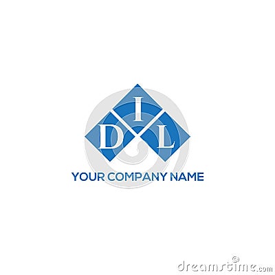 DIL Letter Logo Design On WHITE Background. DIL Creative Initials ...