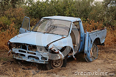 Dilapidated Car Stock Photo - Image: 48353638