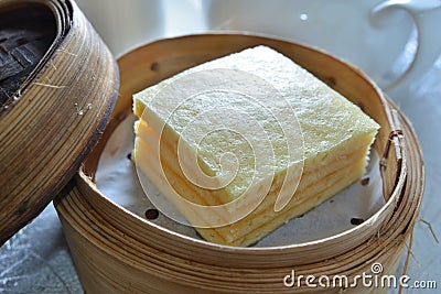 Malay sponge cake stock photo. Image of cake, steamer - 32302002