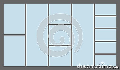 Dimensions 16x9 Trendy Bento Grid Layout Style Brick Ui UX Templates ...