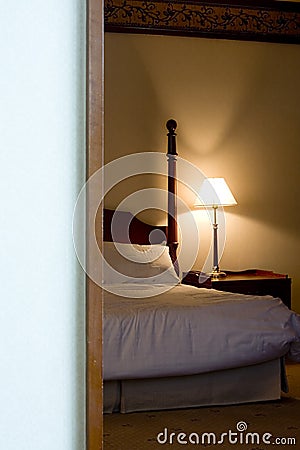 Dimly Lit Bedroom Stock Photos - Image: 2126103