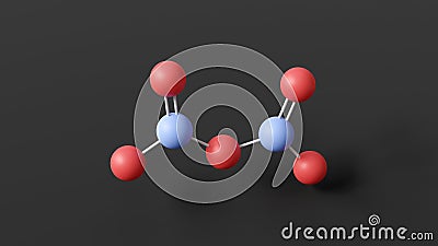 Dinitrogen Pentoxide Molecule, Molecular Structure, Binary Nitrogen ...
