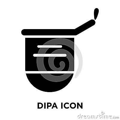 Dipa Icon Vector Isolated On White Background, Logo Concept Of D ...
