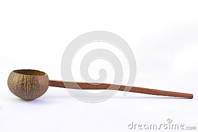 Dipper Made From Coconut Shell Royalty-Free Stock Image | CartoonDealer ...