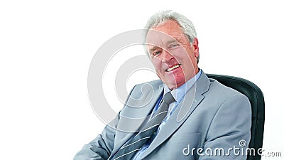 Directeur De Sourire Faisant Le Signe Correct Banque De Vidéos - Vidéo ...