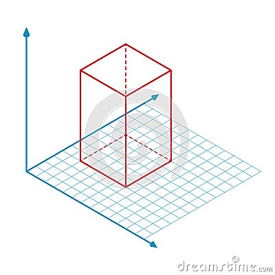 Direction Of X Y And Z Axis Vector | CartoonDealer.com #67829021