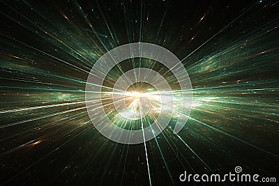 Directional Movement Of Electrically Charged Particles Stock ...