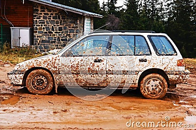 Dirty Car Royalty Free Stock Photo - Image: 4089335