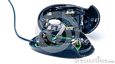 Dirty Computer Mouse Royalty Free Stock Photos - Image: 15495498
