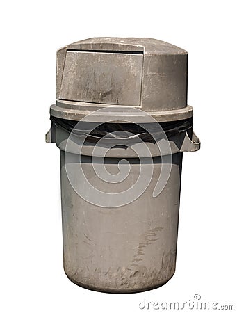 Dirty Garbage Can Stock Photo - Image: 67042567