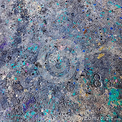 Dirty Paint Mess Floor Background Royalty-Free Stock Photo ...