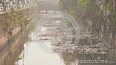 Dirty River in Dharavi Slums. Mumbai. India. Stock Video - Video of ...
