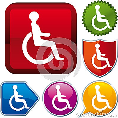 Disable Icon Royalty Free Stock Image - Image: 26995196
