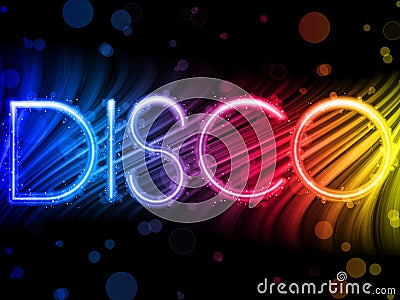 Disco Abstract Colorful Waves Royalty Free Stock Images - Image: 15918369