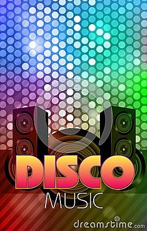Disco Poster. Abstract Background Stock Photography - Image: 31592362