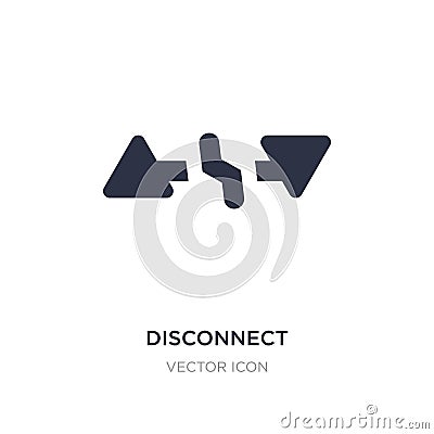 Disconnect Icon On White Background. Simple Element Illustration From ...