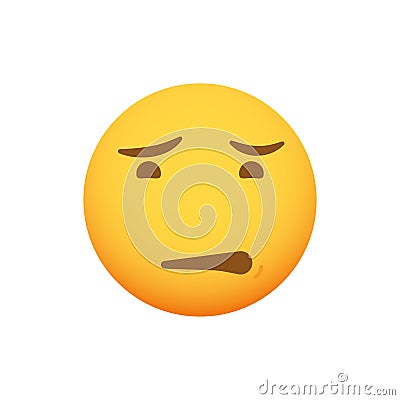 Disgusted Emoticon. Vector Emoji Smiley Icon | CartoonDealer.com #320479486