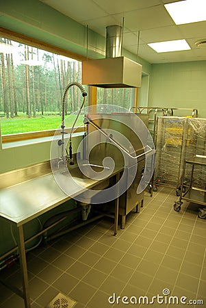 Dishwashing Area Royalty Free Stock Photography - Image: 6621377