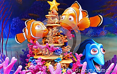 Disney Finding Nemo Characters Editorial Image | CartoonDealer.com ...
