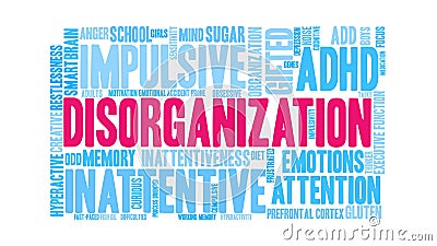 Disorganization Animated Word Cloud Stock Video - Video of genes ...