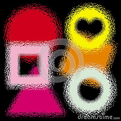 Dispersion And Blobs Cartoon Vector | CartoonDealer.com #5100485