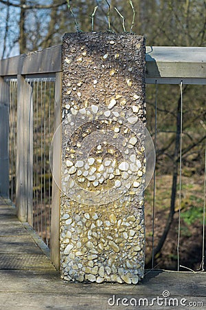 A Display Of Different Soil Layers And Stones Inside. Ground Layers On ...