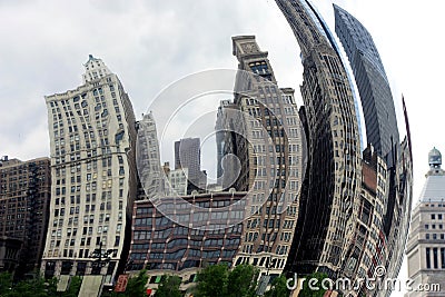 Distorted Buildings Royalty Free Stock Images - Image: 9708229