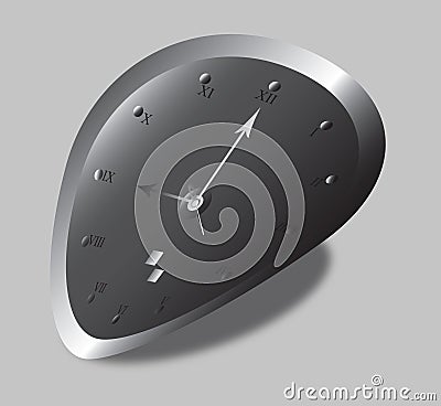 Distorted Clock Stock Photos - Image: 12912343
