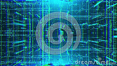 Distortion and Glitches in Digital Circuits Stock Video - Video of ...