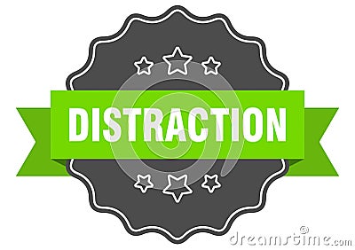 Distraction Label Vector Illustration | CartoonDealer.com #194928318