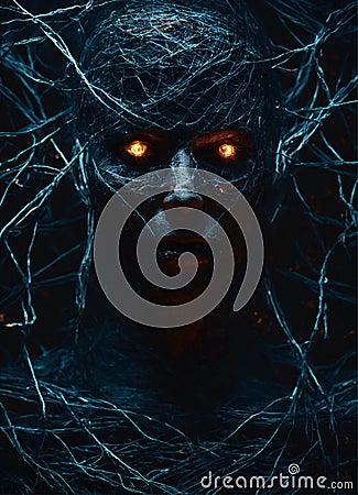 A Disturbingly Eerie, Unrealistic Picture Of A Horrifying Entity Stock ...