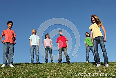 Diverse Group Kids Or Youth Stock Photos - Image: 8422823