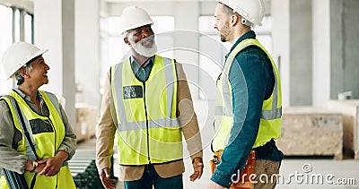 Diversity, Teamwork and Construction Worker People or Engineer Group ...