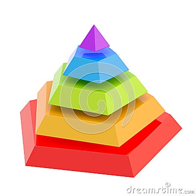 Divided Into Segments Pyramid Royalty-Free Stock Photo | CartoonDealer ...