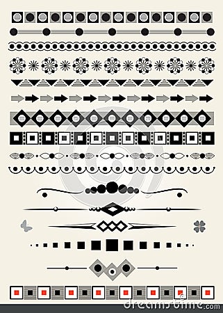 44+ Header and Footer Designs Stock Vector - Illustration of borders ...