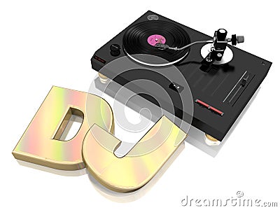 DJ Decks Concept Royalty Free Stock Images - Image: 21190729
