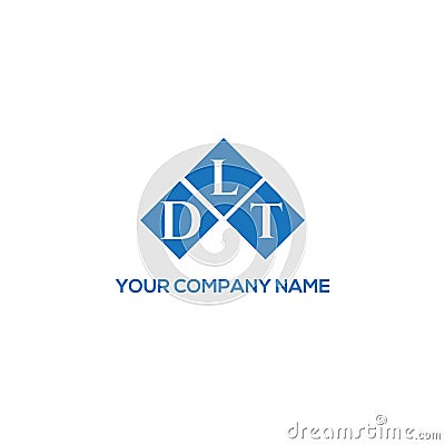 DLT Letter Logo Design On WHITE Background. DLT Creative Initials ...